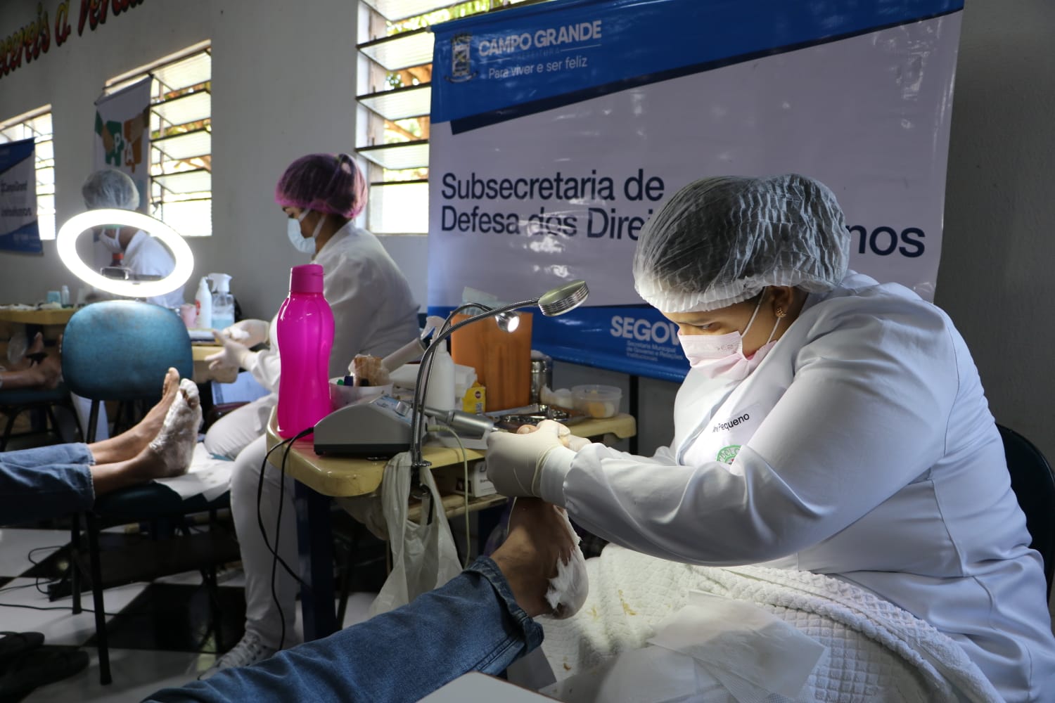 Em super ação de prevenção, SDHU leva podólogos à Comunidade Terapêutica