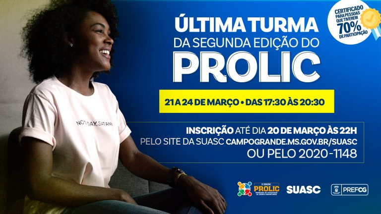 Última turma do Prolic está com inscrições abertas